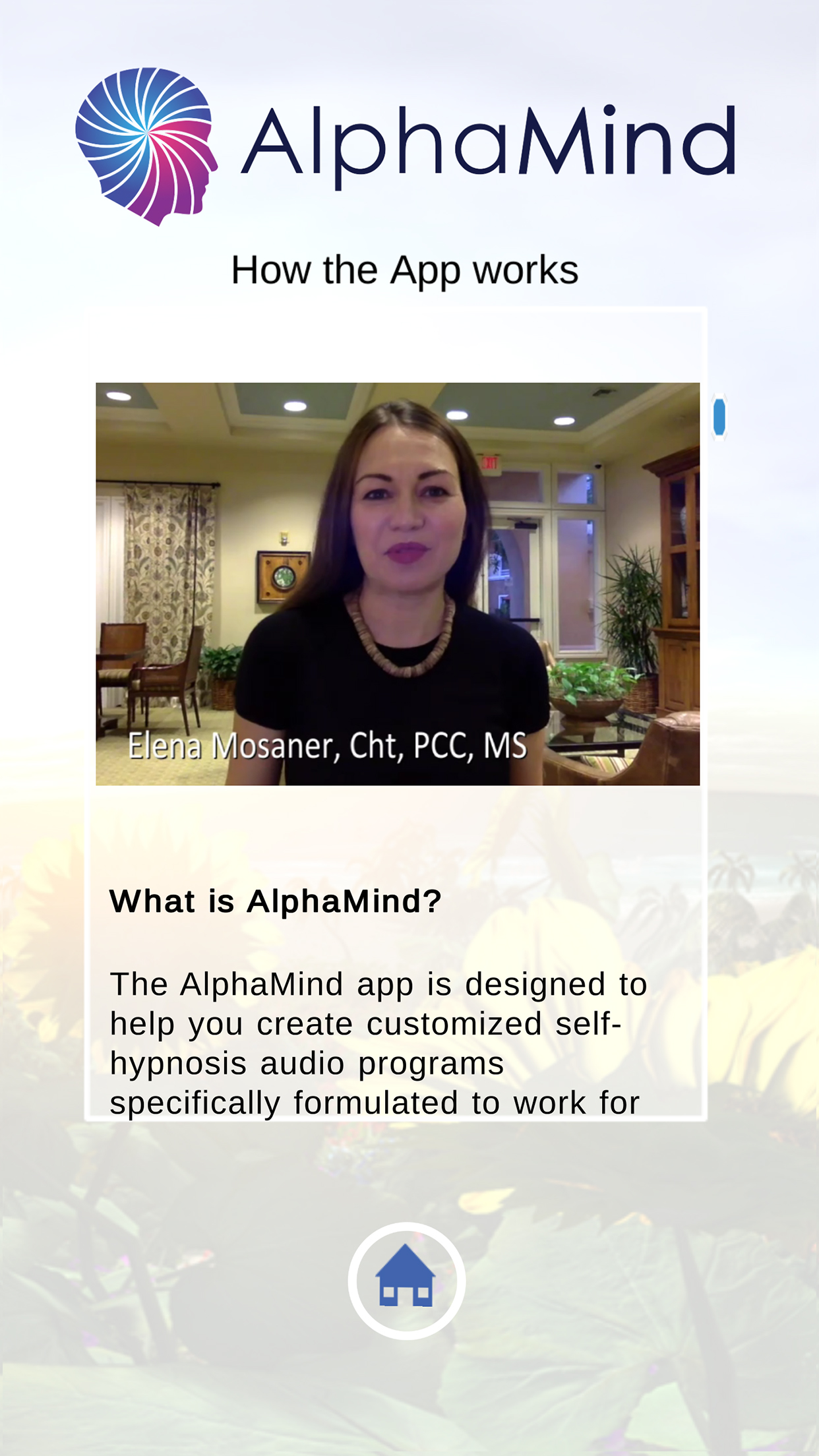 AlphaMind Self Hypnosis App - Self Hypnosis Programs
